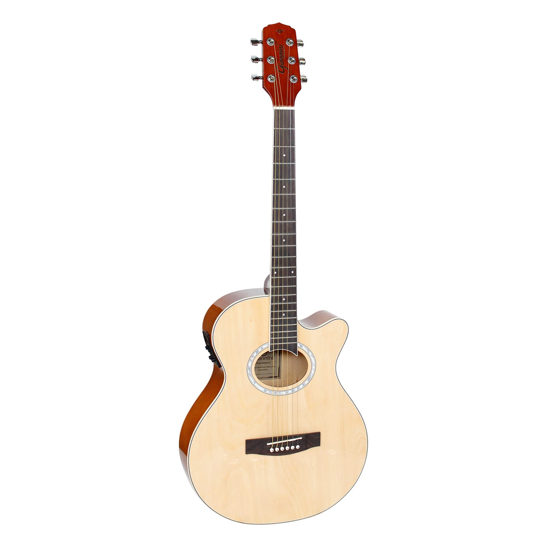Violão Giannini Mini Jumbo Aço Elétrico GSF-1D CEQ Natural Gloss NG ...